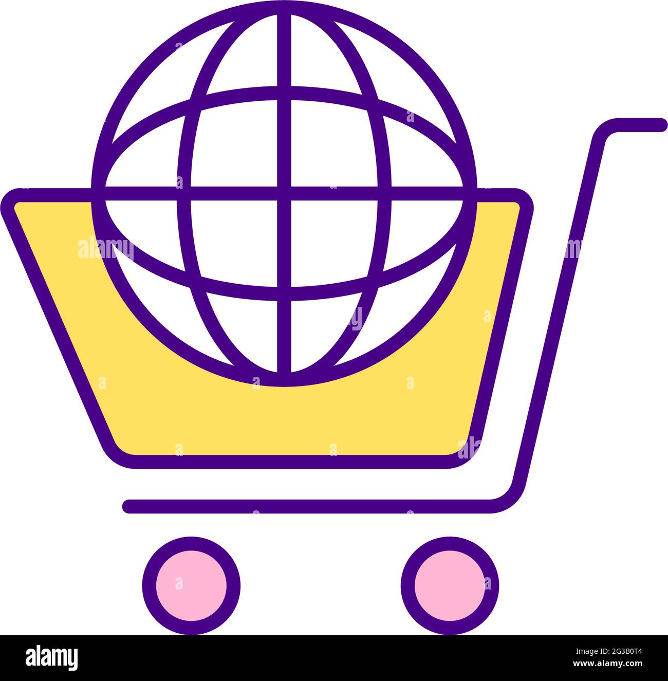 International e-commerce RGB color icon Stock Vector Image & Art - Alamy