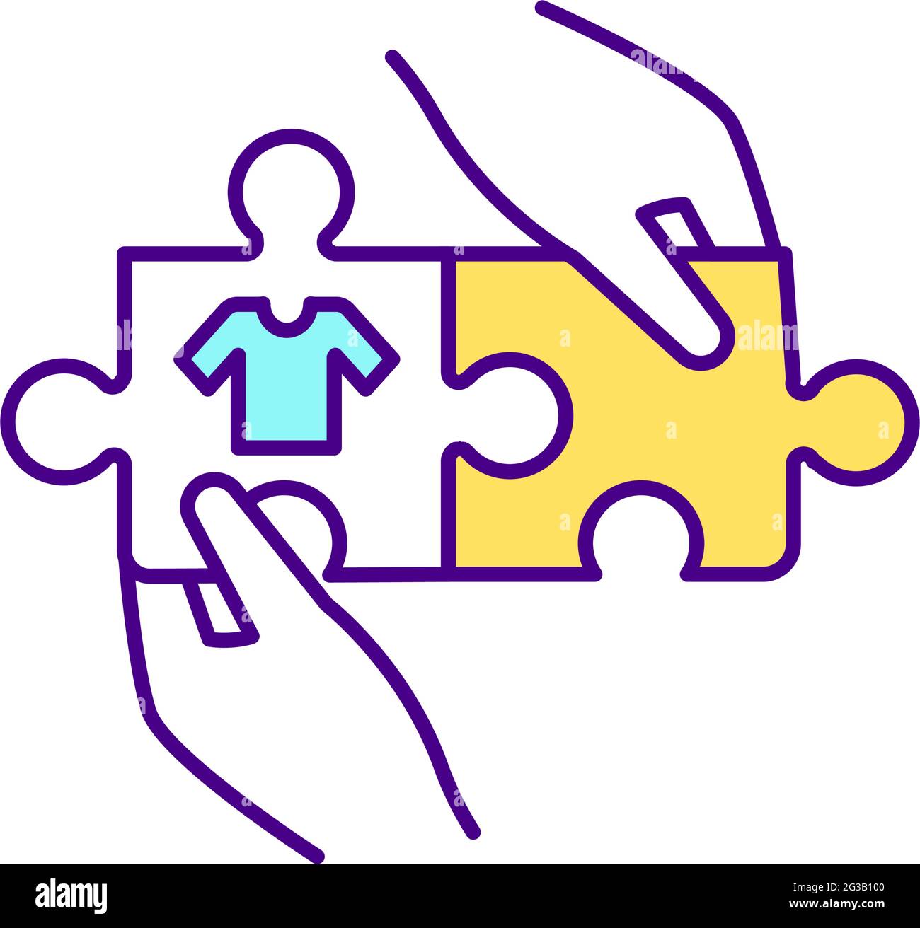 Clothing dropshipping RGB color icon Stock Vector Image & Art - Alamy