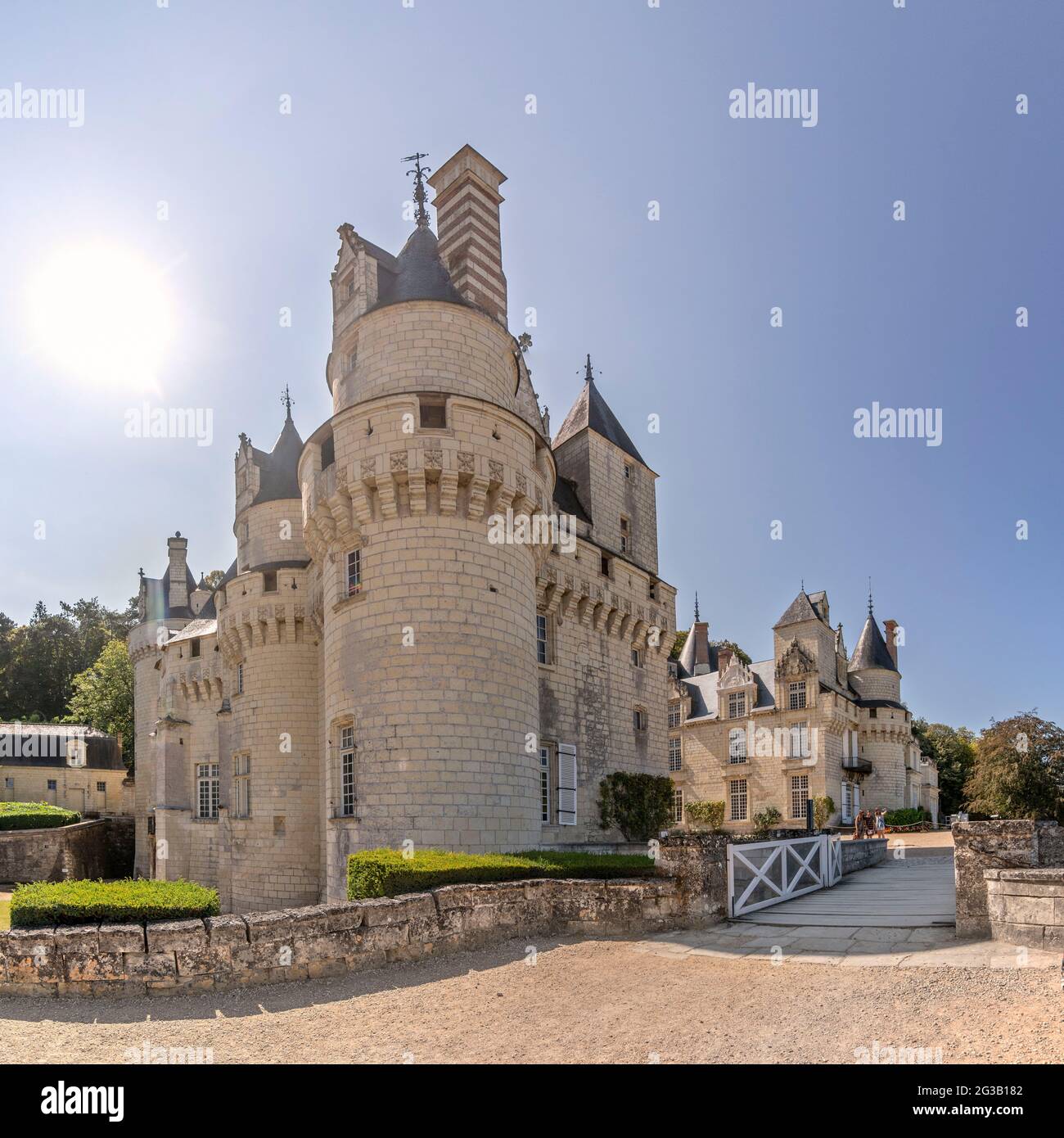 FRANCE - LOIRE VALLEY - INDRE ET LOIRE (37) - CASTLE OF USSE : VIEW OF ...