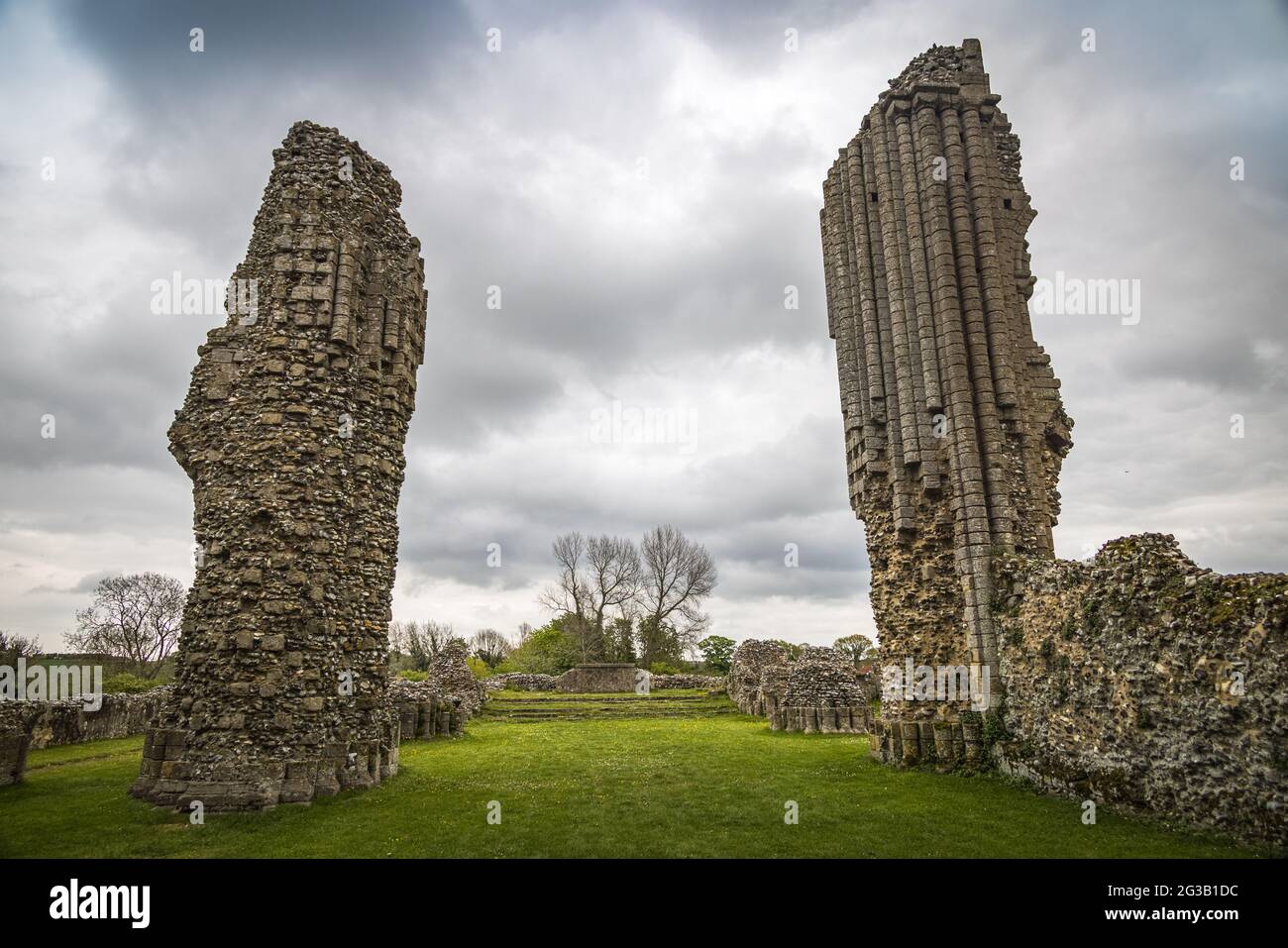 Ruins of Binham Priory, Norfolk, England Stock Photo - Alamy
