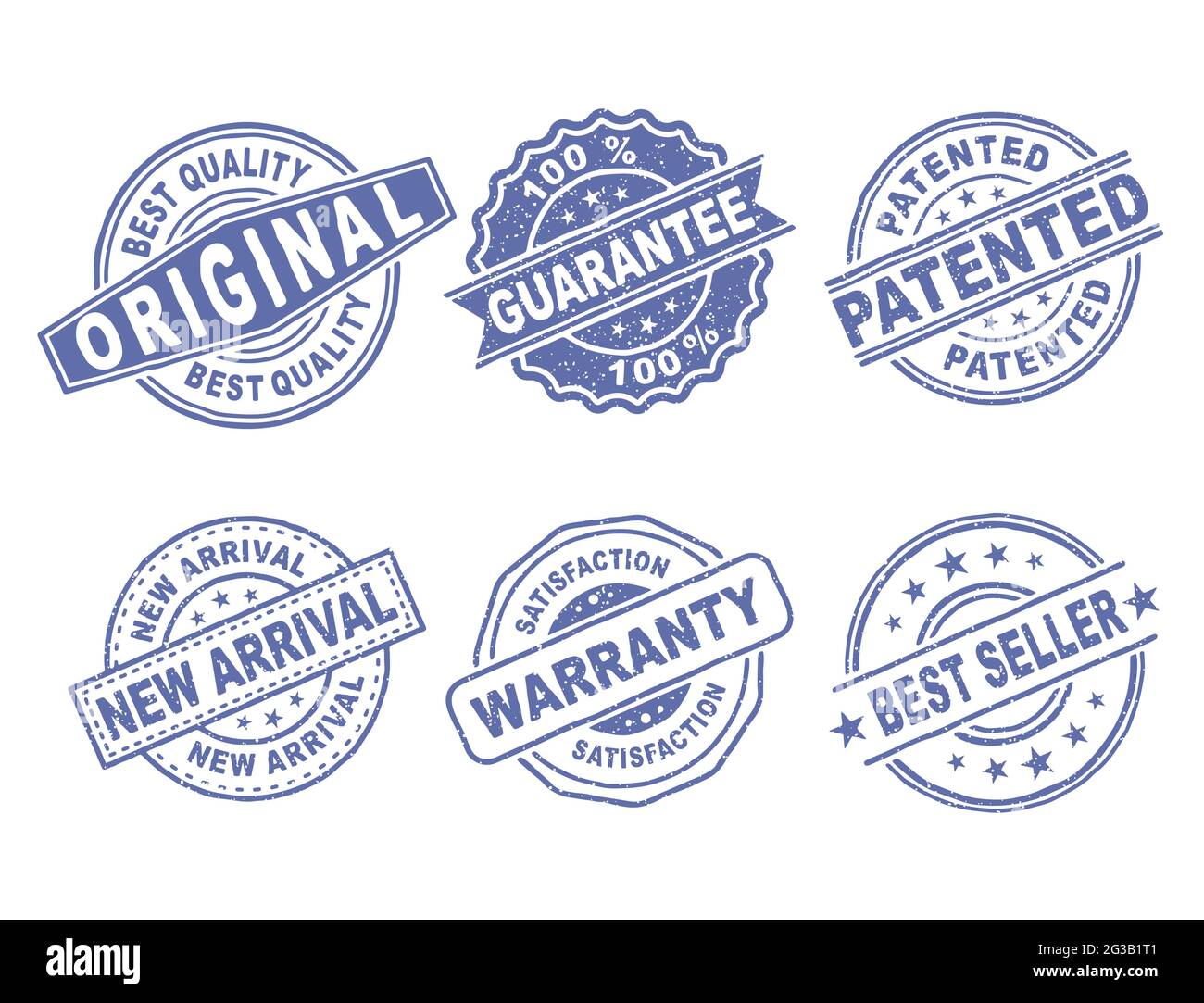 Grunge rubber stamp set collection Stock Vector Image & Art - Alamy