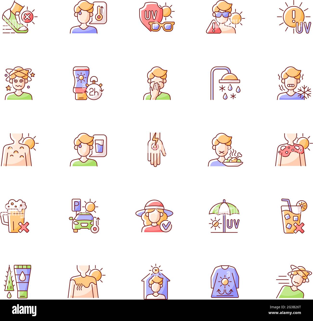 Exposure to weather Stock Vector Images - Alamy