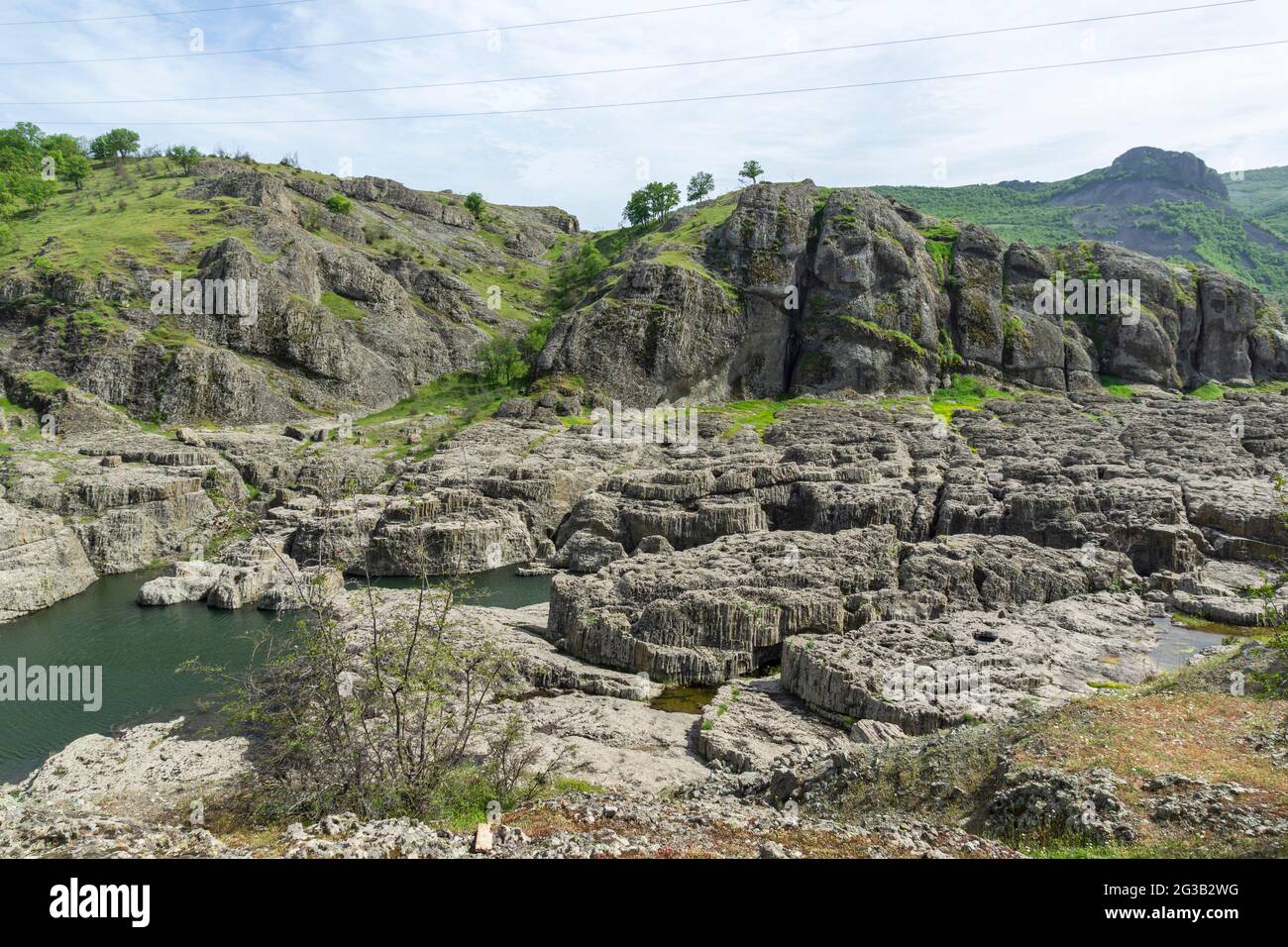 Sheytan Dere (Shaitan River) Canyon under the dam of Studen Kladenets ...