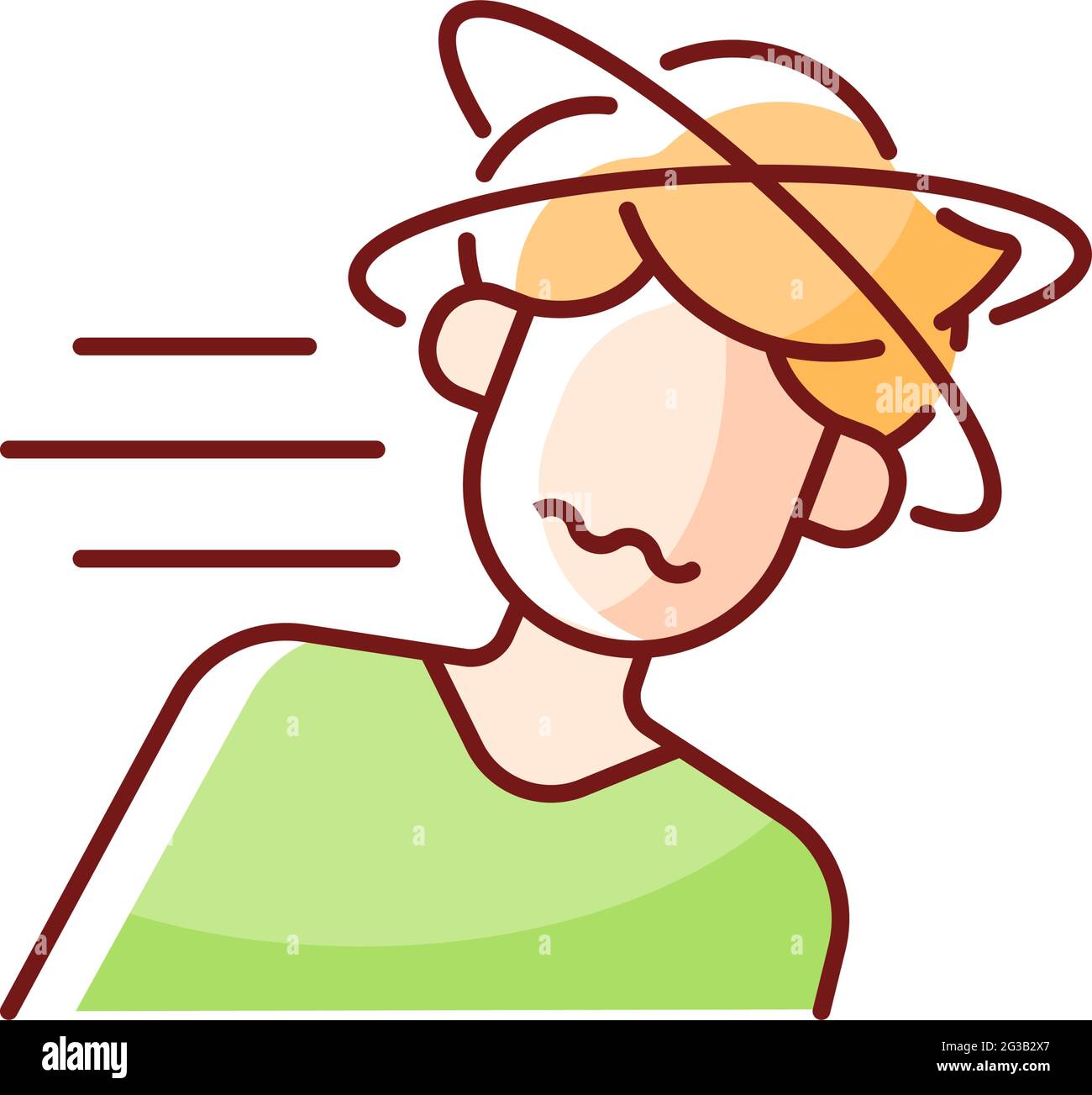 Fainting illustration Cut Out Stock Images & Pictures - Alamy