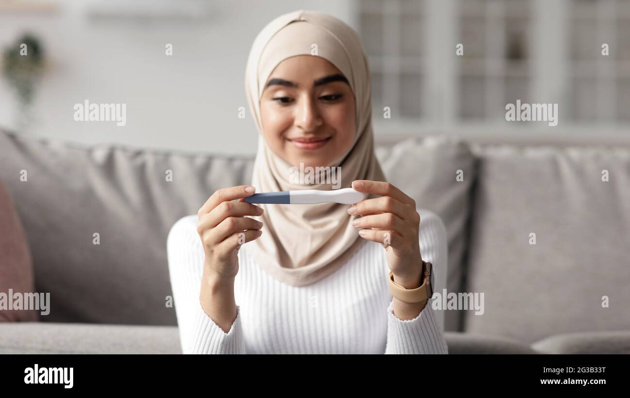 Female health, ovulation, expecting baby and good news. Close up ...