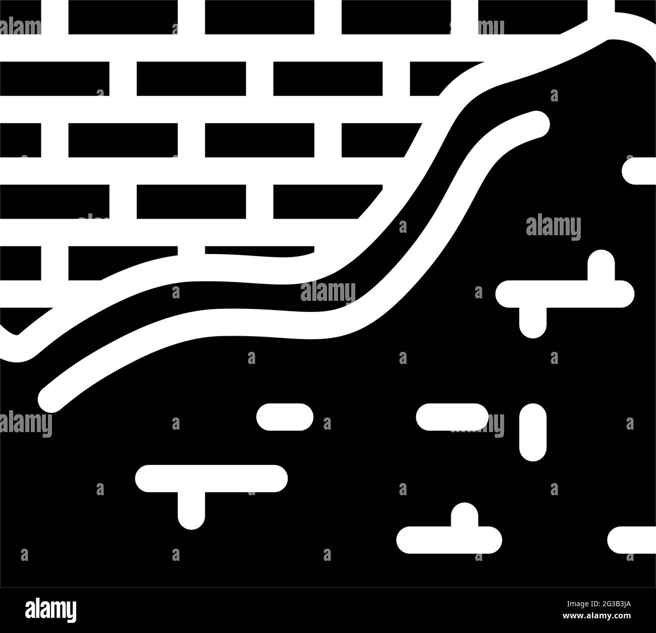 design wall glyph icon vector illustration Stock Vector Image & Art - Alamy