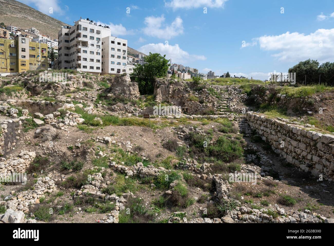 Tell balata ruins hi-res stock photography and images - Alamy