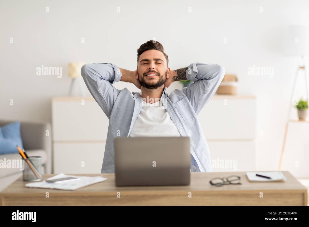 Happy Person At Work