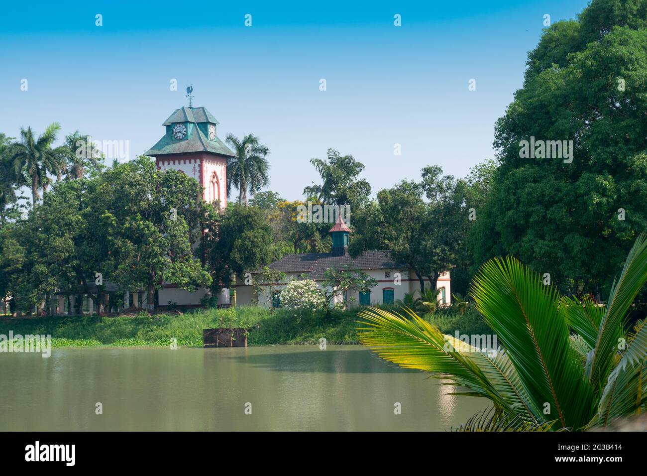 Howrah,West Bengal,India- 22nd April 2019 : Historical clock tower of ...