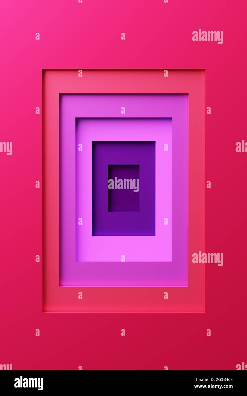 Colorful layered background. 3D illustration Stock Photo - Alamy