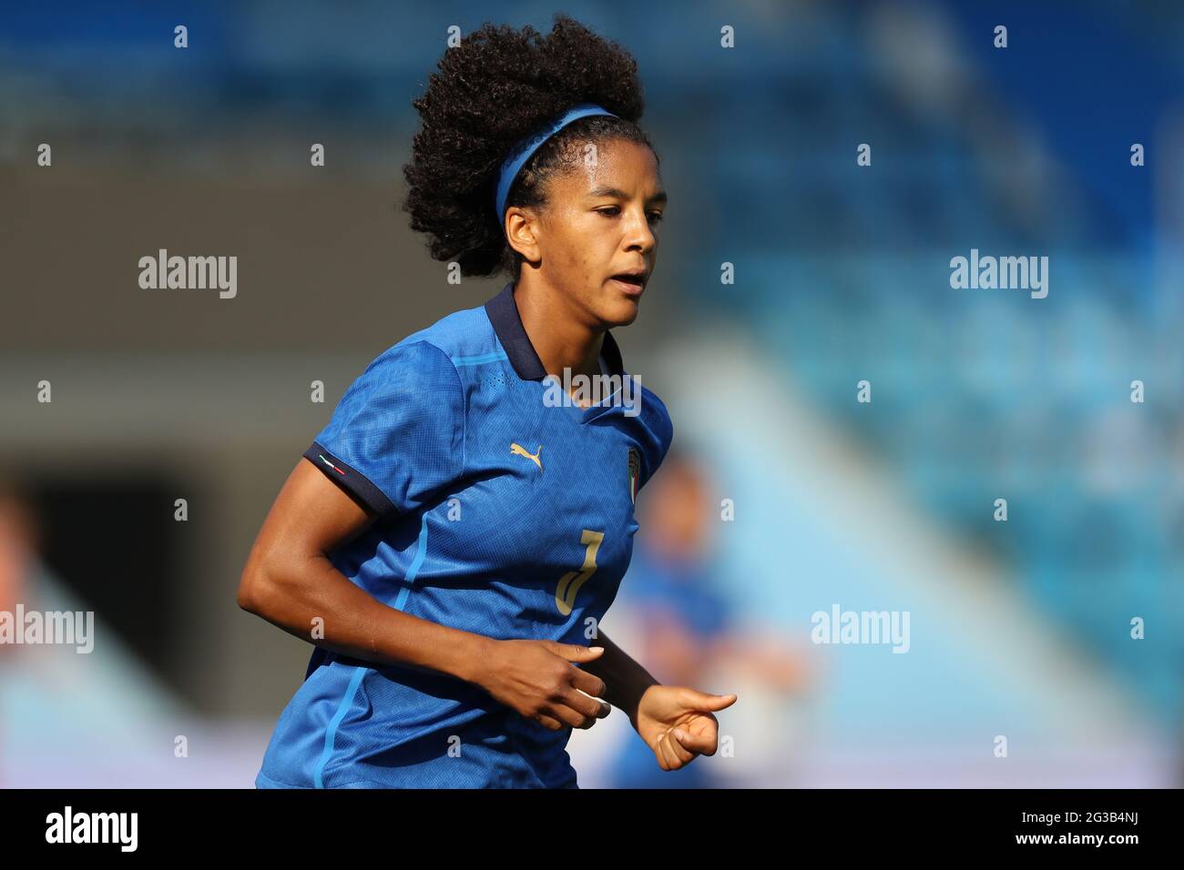Ferrara, Italy, 10th June 2021. Sara Gama of Italy during the ...