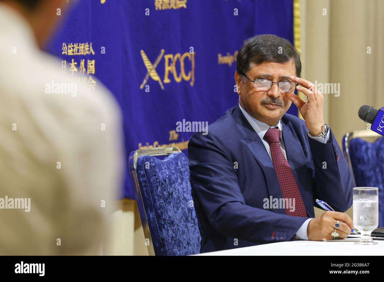 Tokyo, Japan. 15th June, 2021. Mr. Sanjay Kumar Verma, Ambassador ...