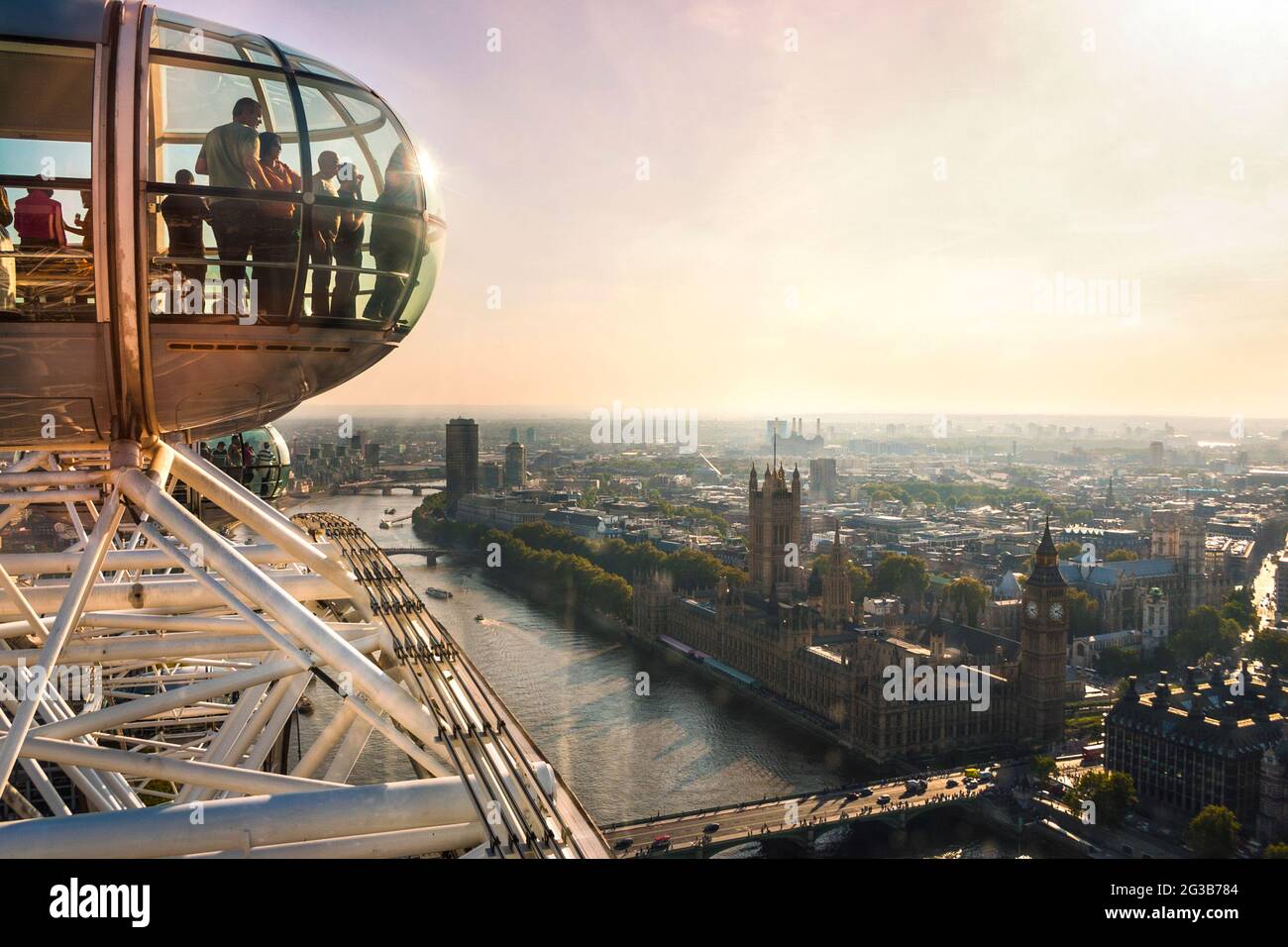 View of London from the London Eye, London, UK Stock Photo - Alamy