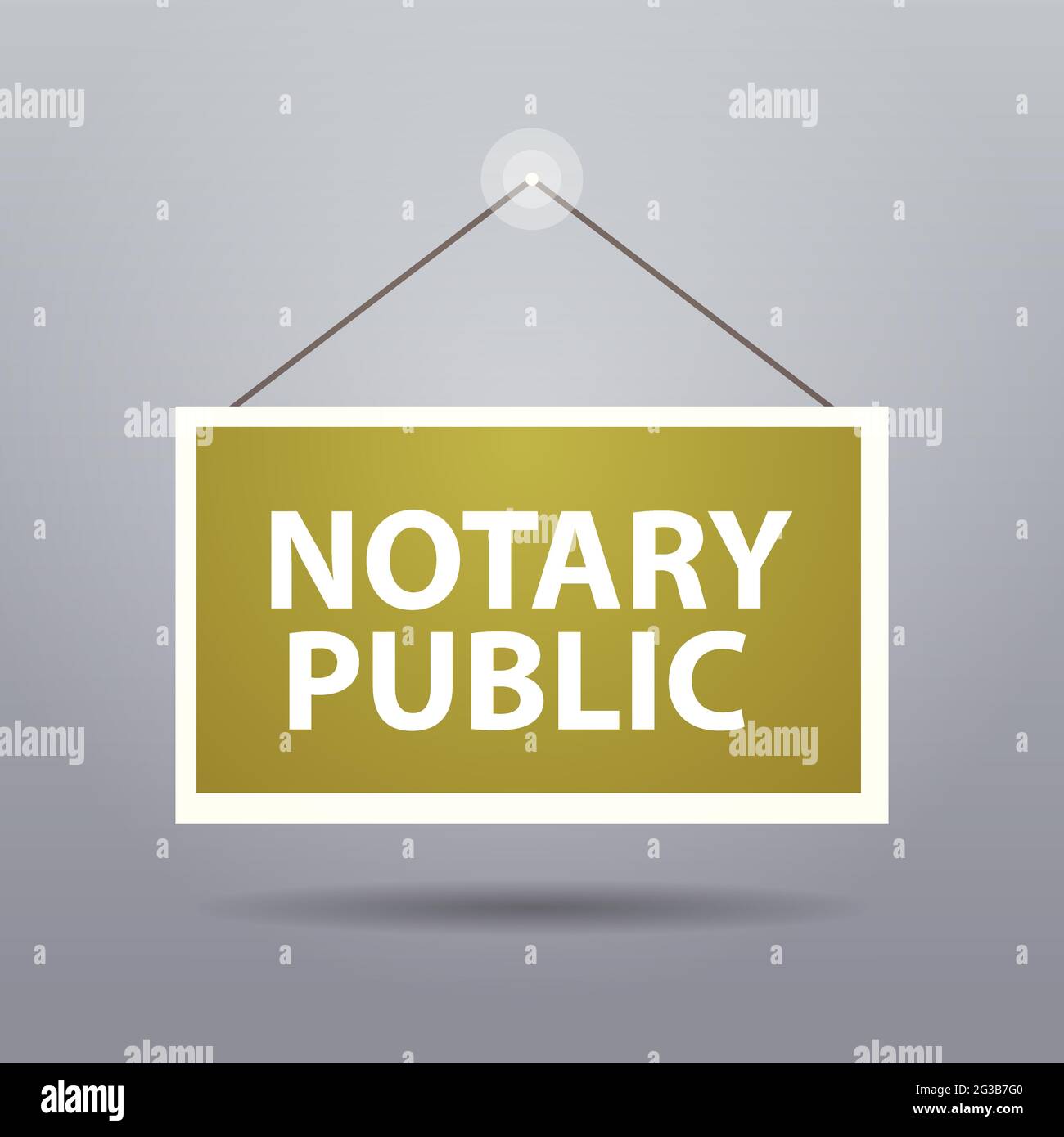 advertising sign hanging door notary public web banner signing and ...
