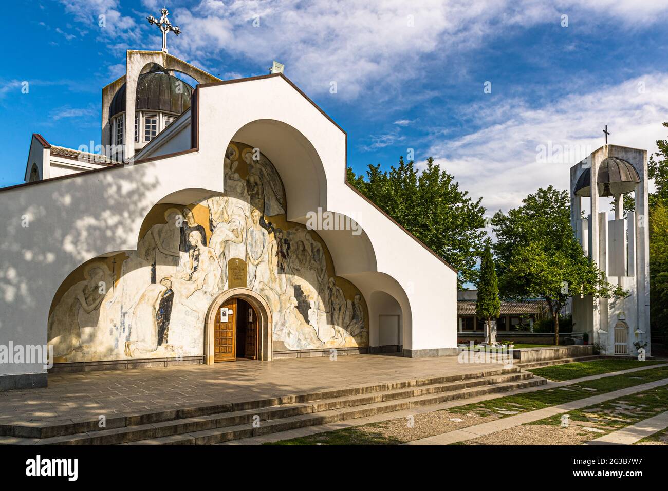 Baba Vanga Memorial near Petrich, Bulgaria Stock Photo - Alamy