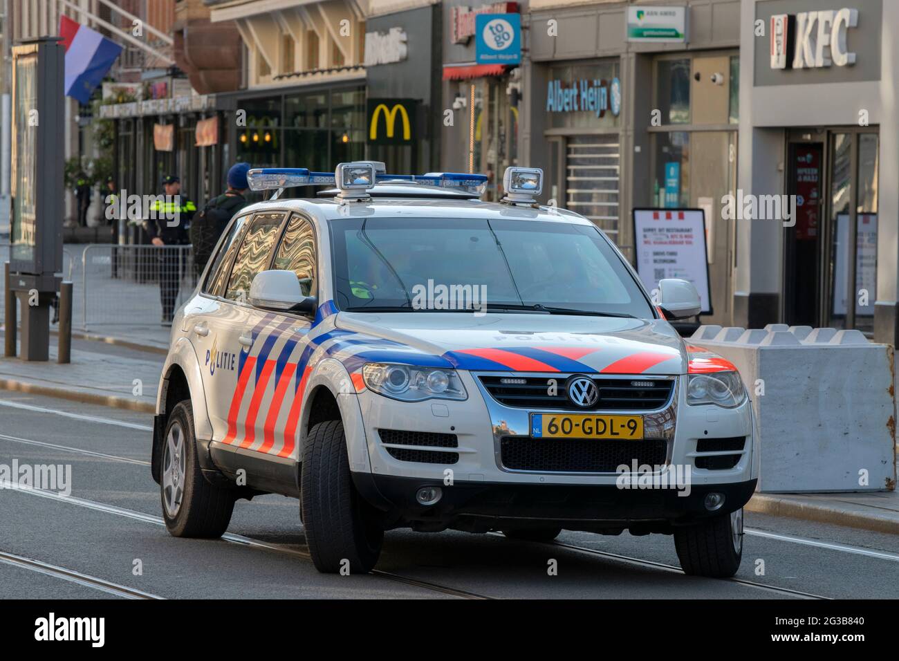 Police Car At Amsterdam The Netherlands 4-5-2020 Stock Photo - Alamy