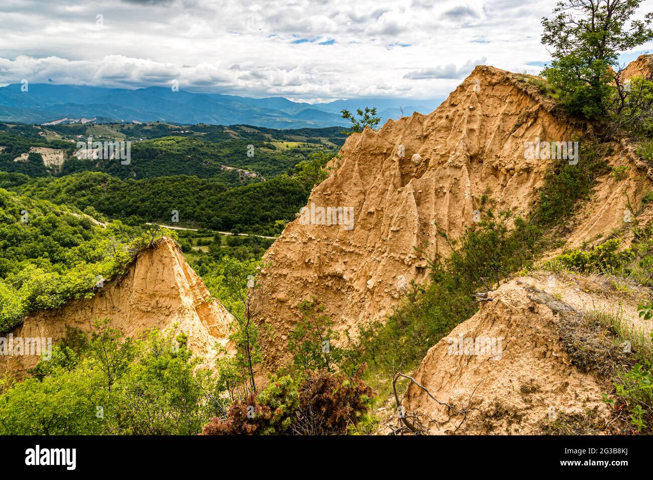 Melnik earth pyramids hi-res stock photography and images - Alamy