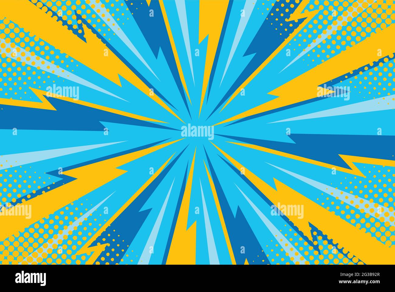 Comic style background. Design element for poster, card, banner, comic ...