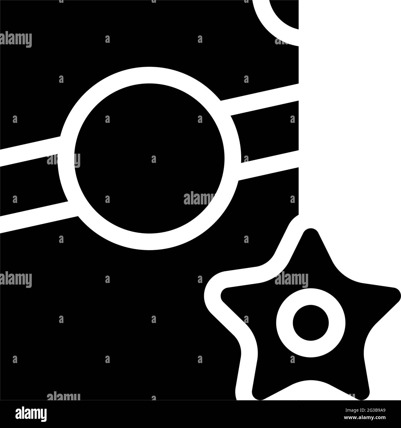 stelline pasta glyph icon vector illustration Stock Vector Image & Art ...