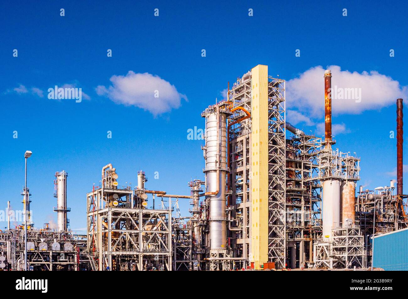 Oil refinery , Mongstad, Norway Stock Photo - Alamy