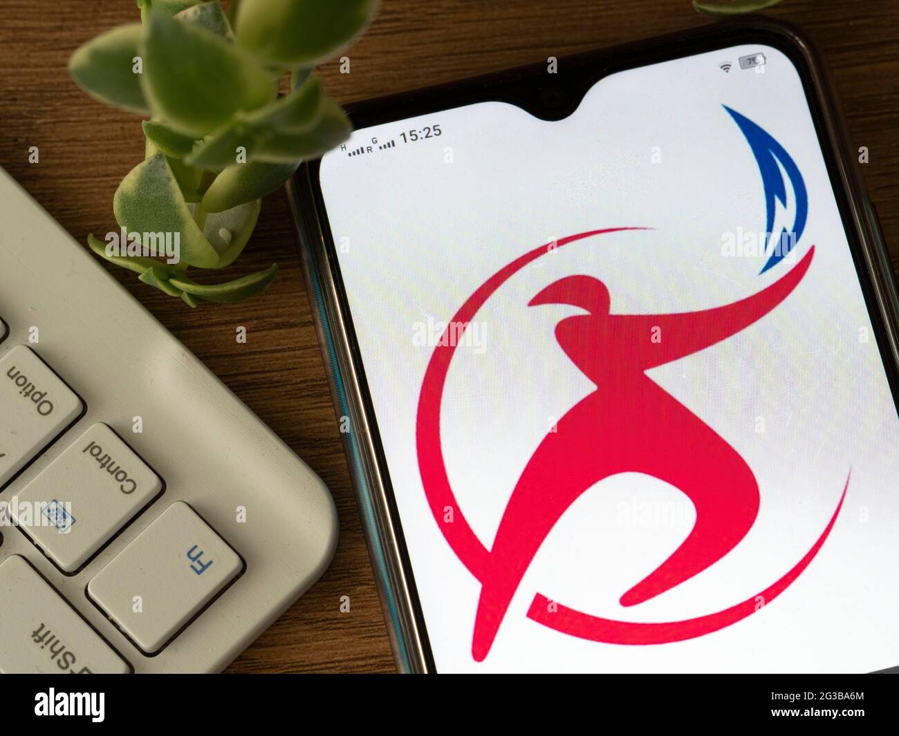 In this photo illustration, a Sempra Energy logo seen displayed on a ...