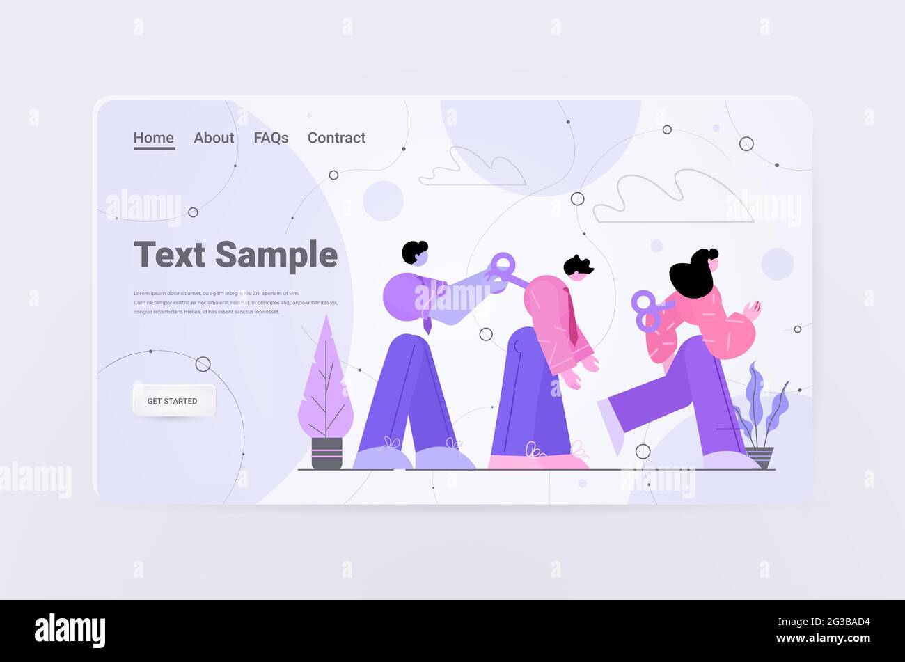 businessman turning wind-up key of employee with winder on back ...