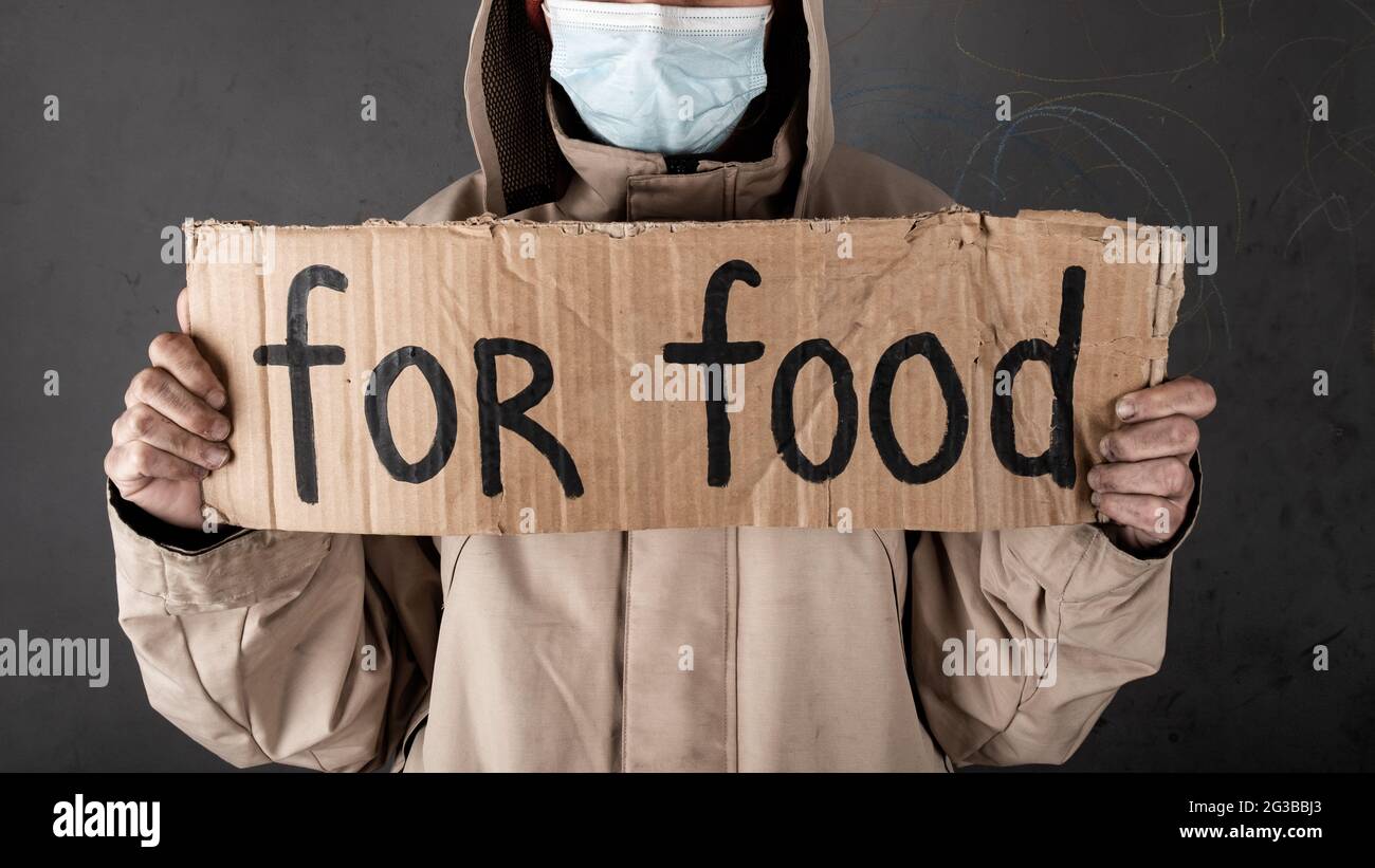 Homeless And Hungry Sign