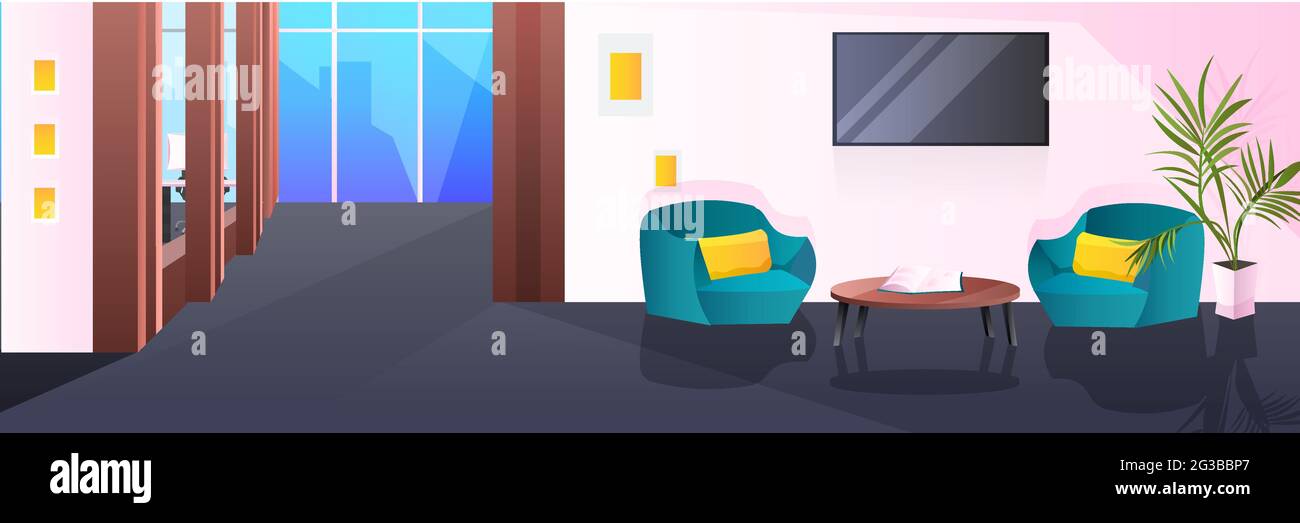 living room interior home modern apartment design horizontal Stock ...