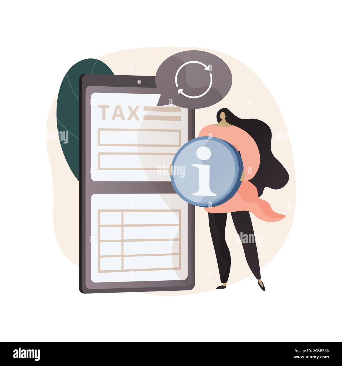 Provide and update your personal information abstract concept vector ...