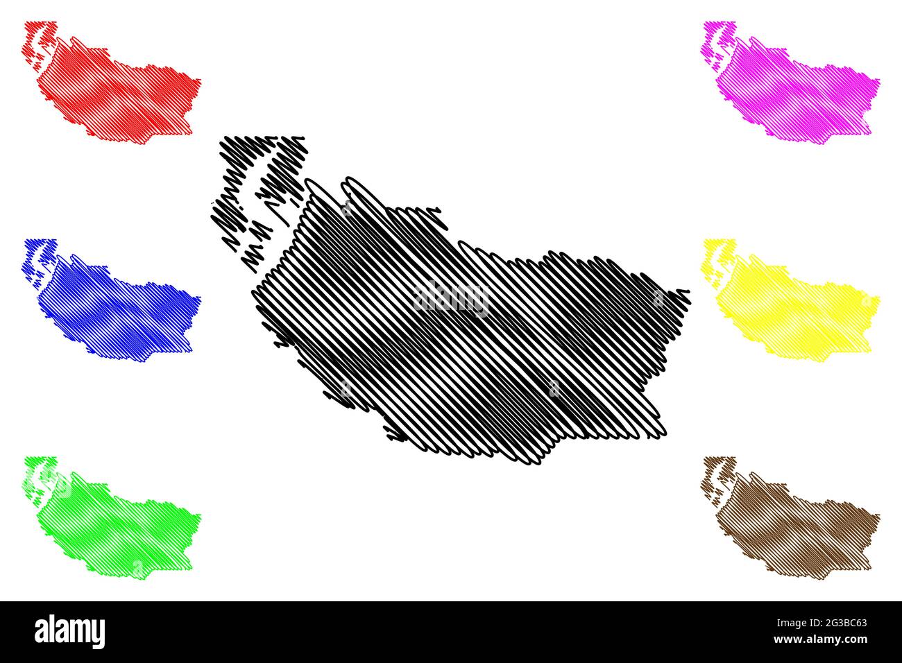 Pierce county map hi-res stock photography and images - Alamy