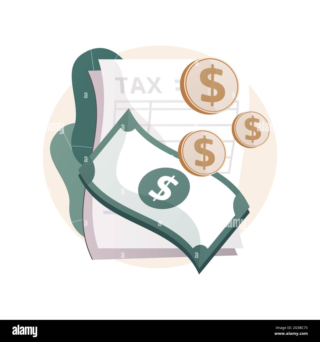 Tax credit abstract concept vector illustration Stock Vector Image ...
