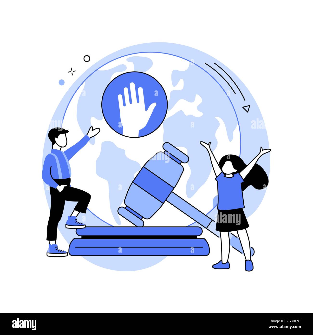 Youth rights abstract concept vector illustration Stock Vector Image ...