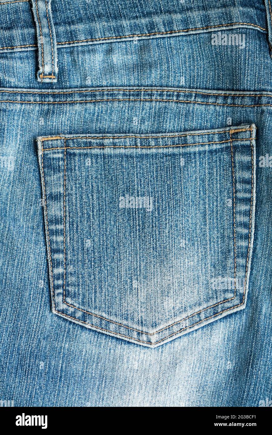 Closeup denim jeans texture seams hi-res stock photography and images ...