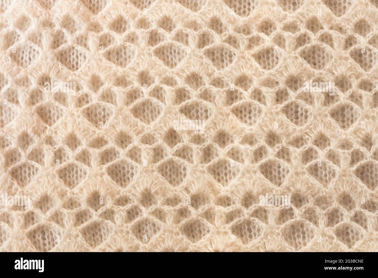 Abstract White Wool Fabric With Pattern Texture Background Stock Photo ...