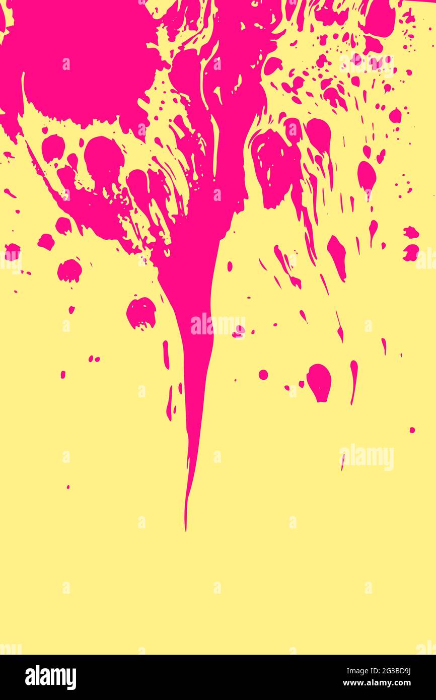 Abstract pink ink splashes on Stock Vector Images - Alamy