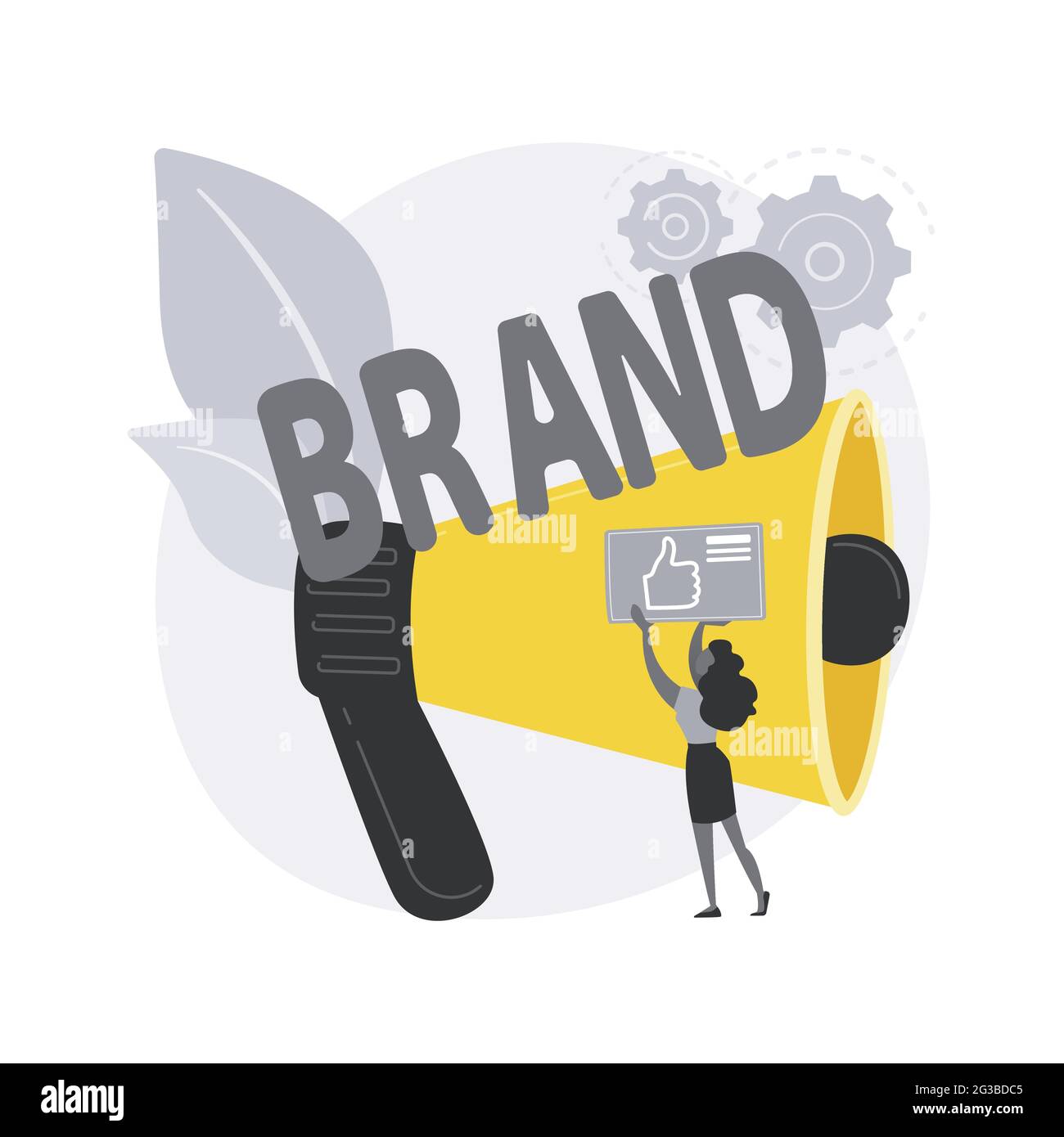 Brand name abstract concept vector illustration Stock Vector Image ...