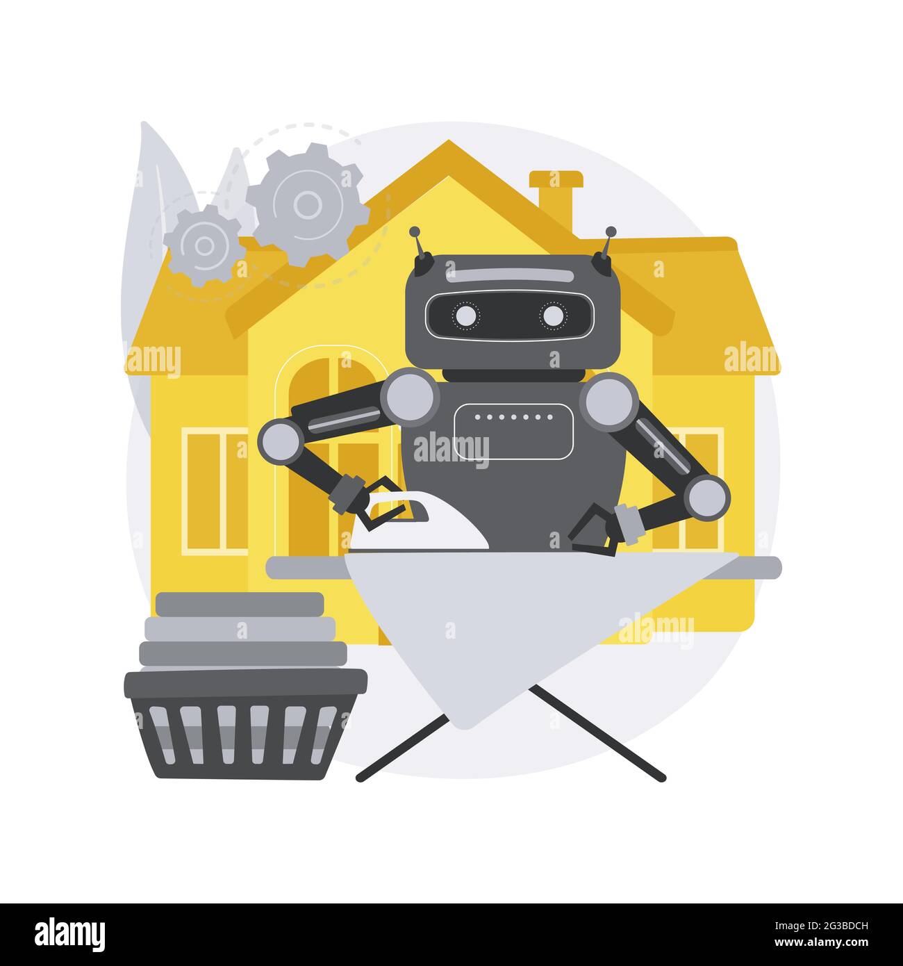 Smart home technology and robots hi-res stock photography and images ...