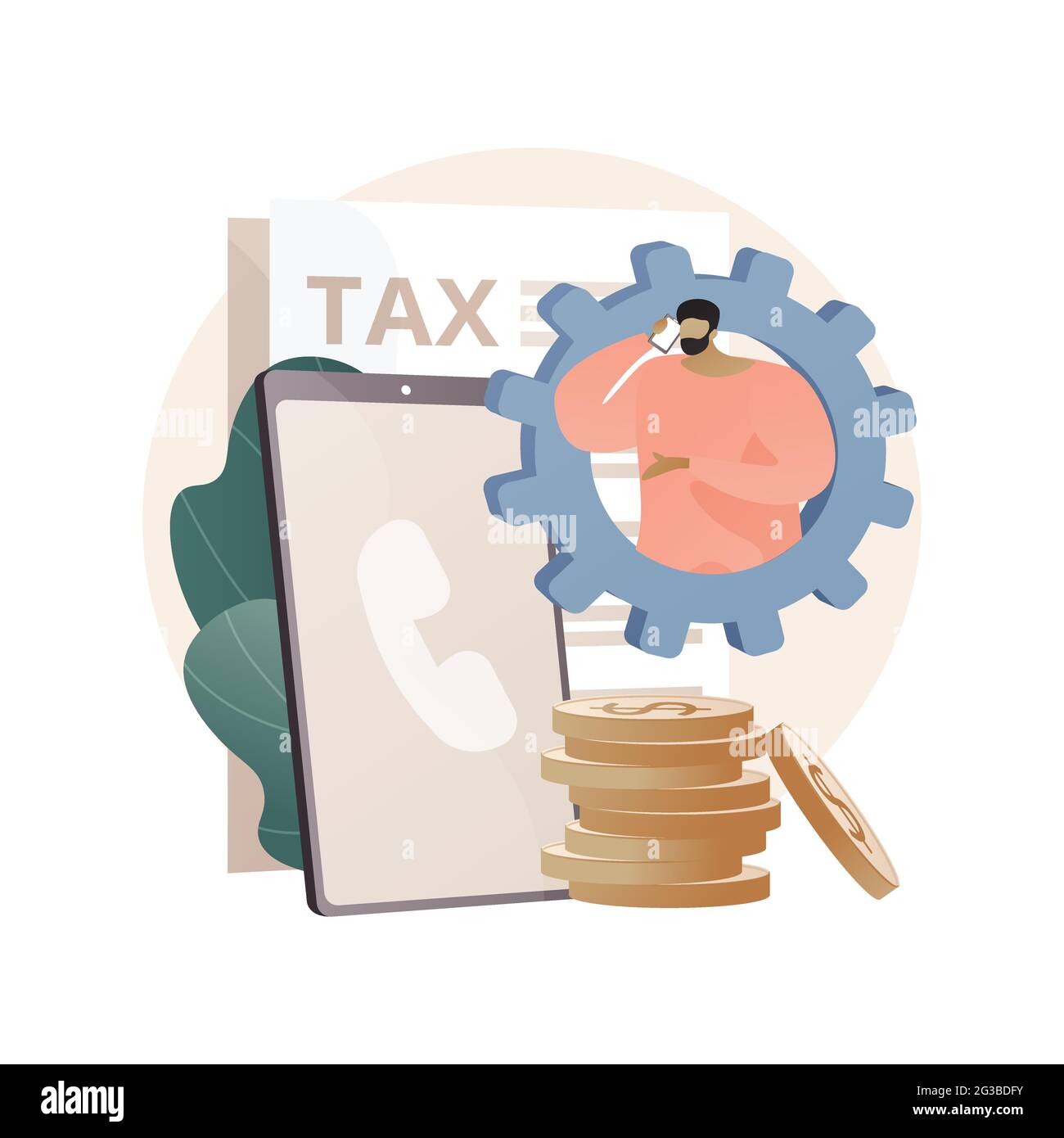 Tax return filing Cut Out Stock Images & Pictures - Alamy