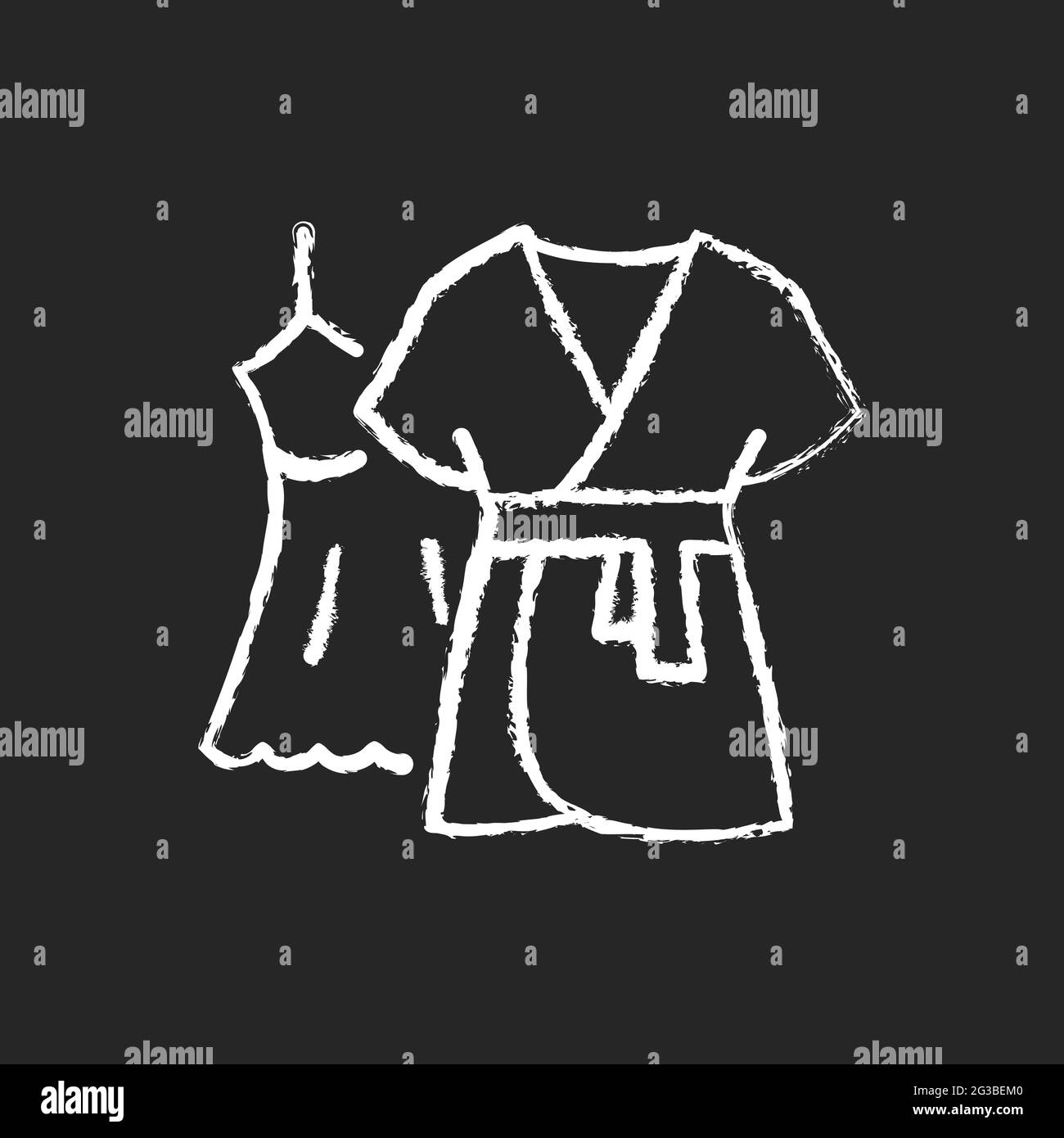 White satin gown Stock Vector Images - Alamy
