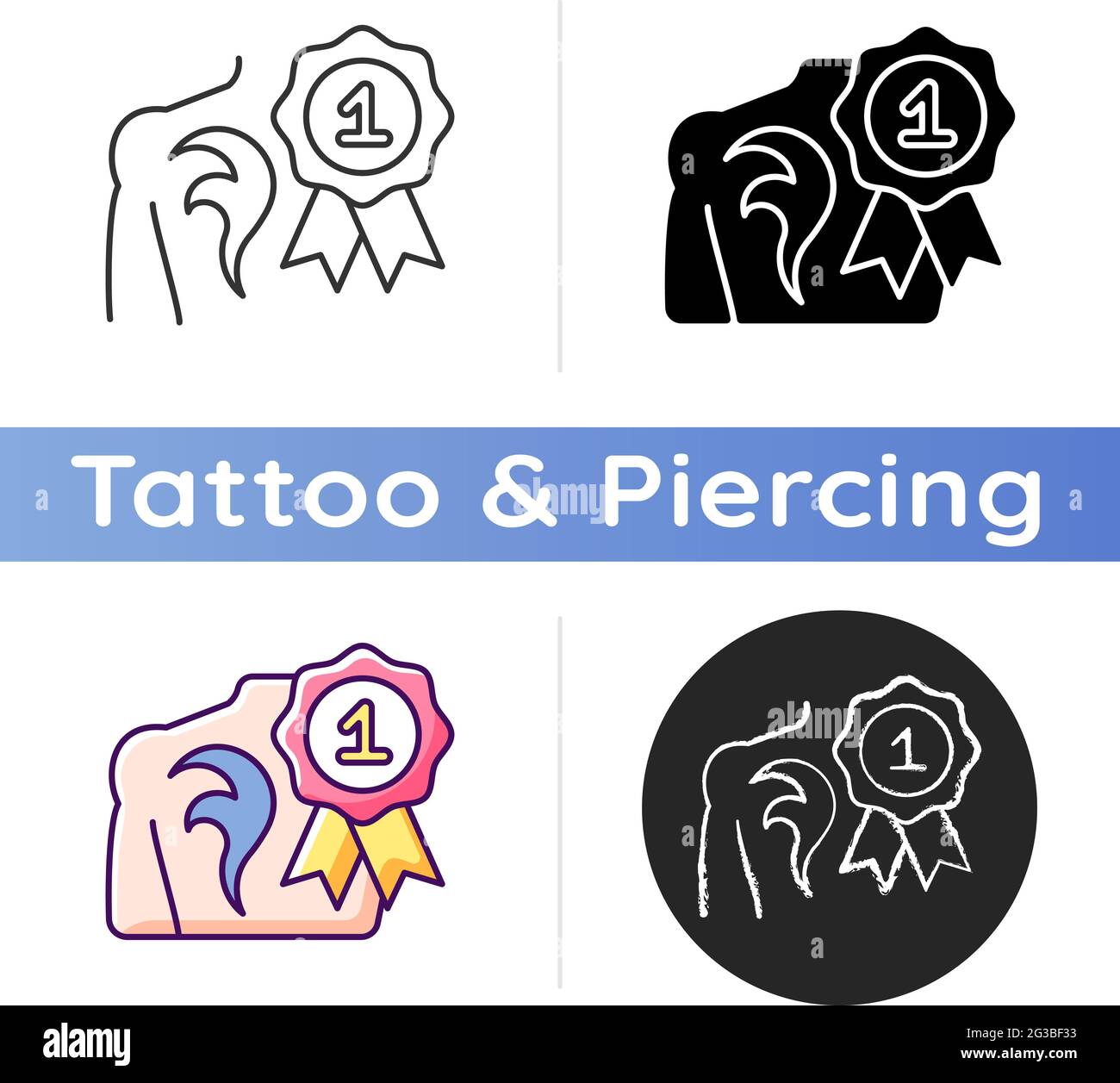 Award winning tattoo icon Stock Vector Image & Art - Alamy