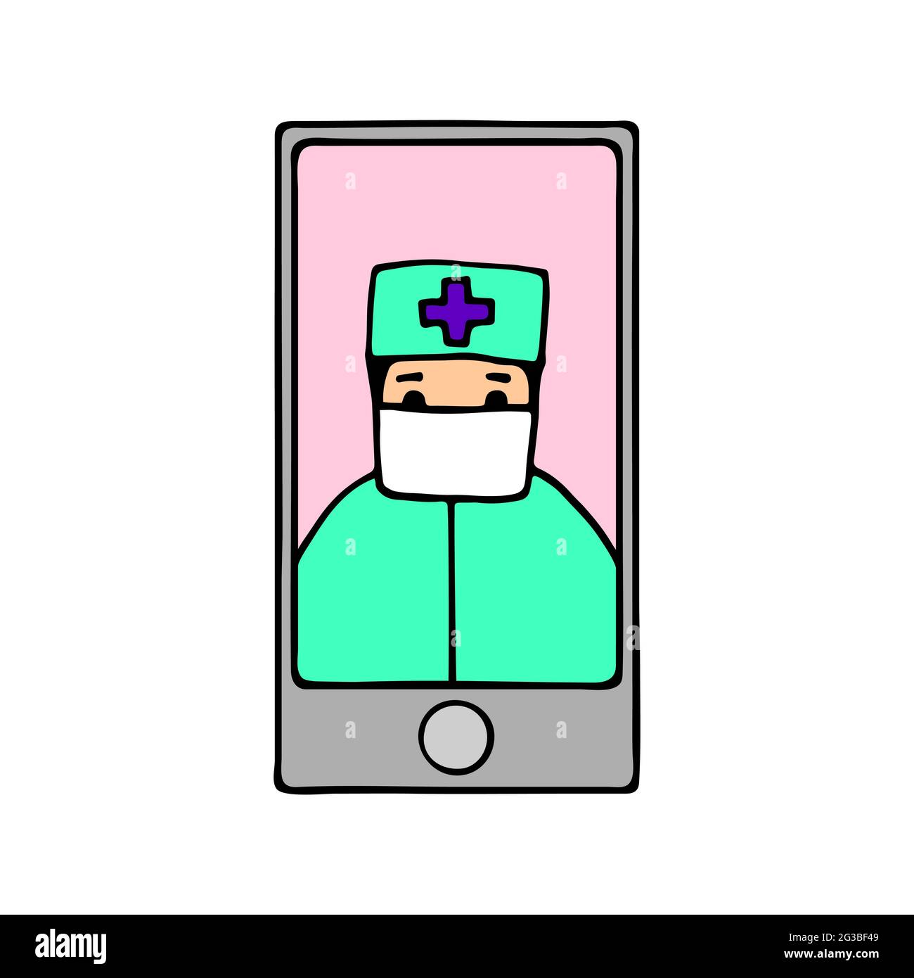 Pharmacy staff talking Stock Vector Images - Alamy