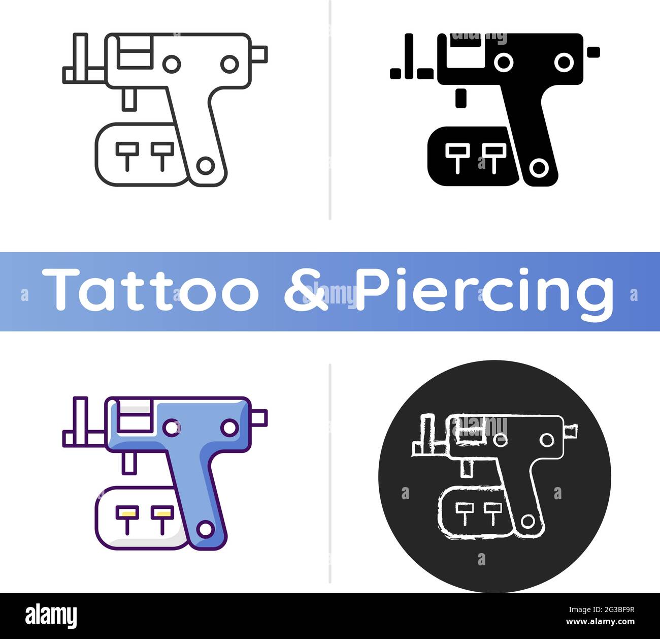 Piercing gun icon Stock Vector Image & Art - Alamy