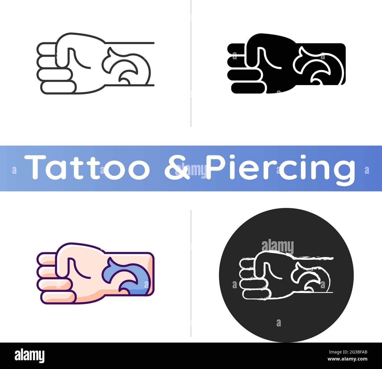 Wrist tattoo icon Stock Vector Image & Art - Alamy