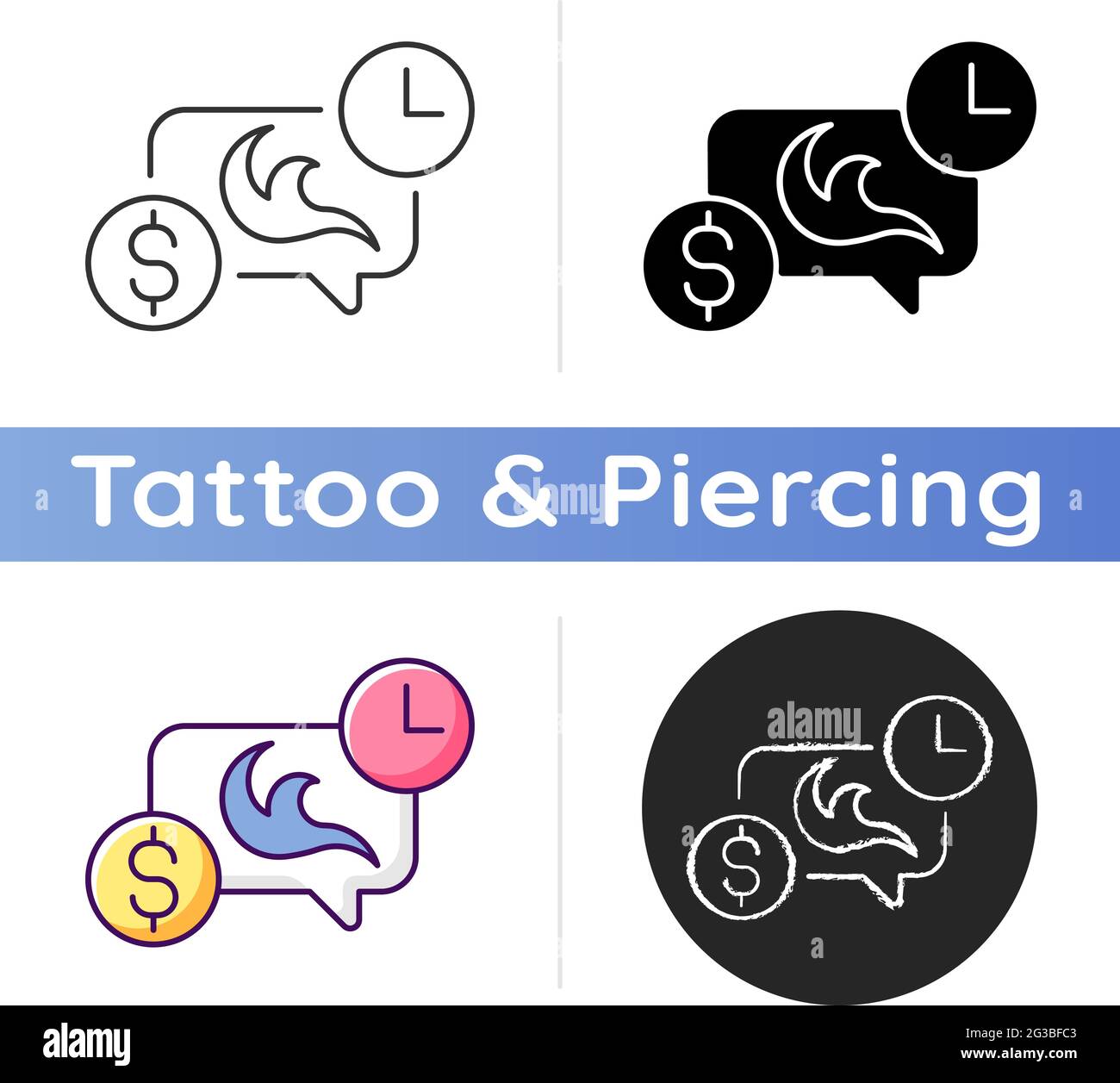 Frequently asked questions outline Stock Vector Images - Alamy