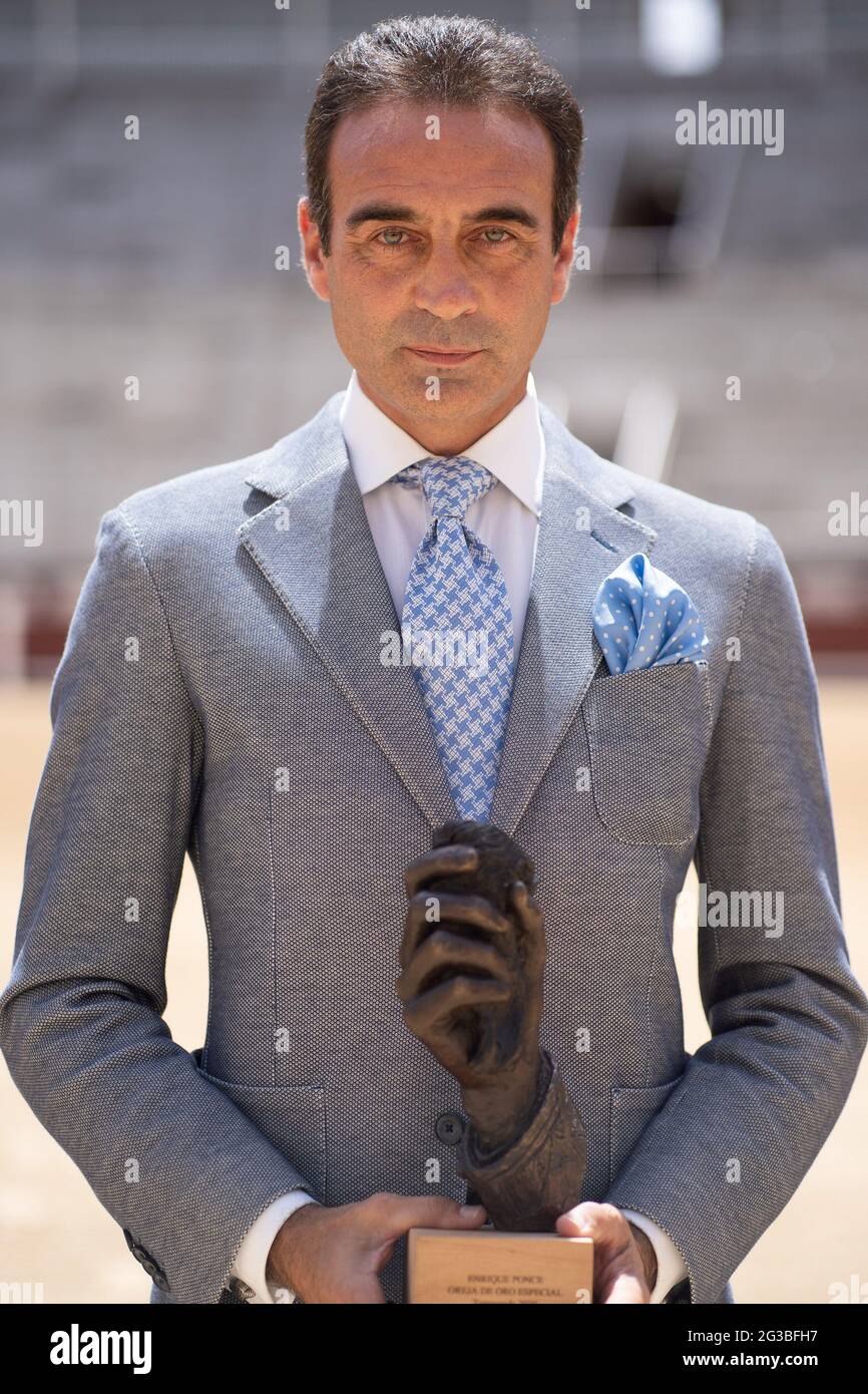 The bullfighter Enrique Ponce seen during the delivery of the 2020 ...