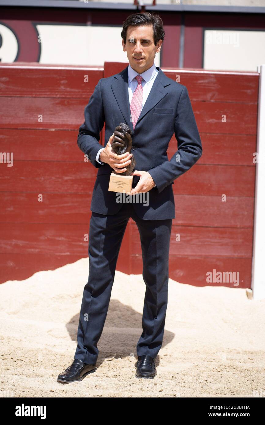 The bullfighter Juan Ortega seen during the delivery of the 2020 Golden ...