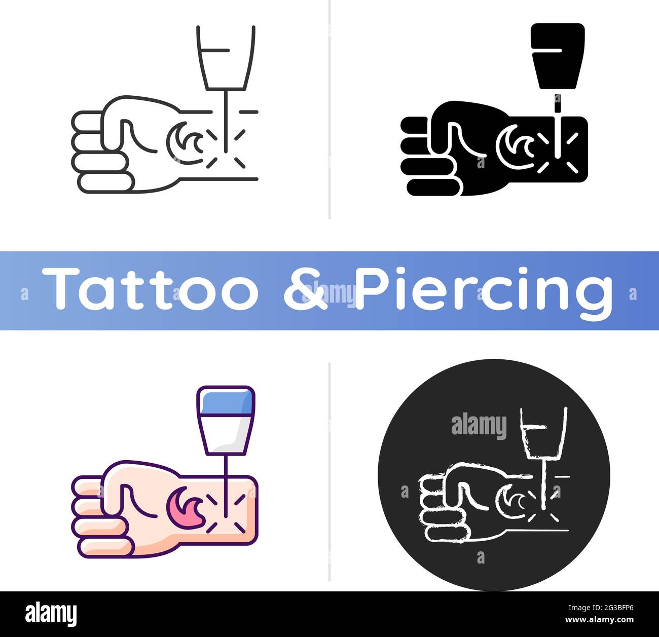 Tattoo laser removal icon Stock Vector Image & Art - Alamy