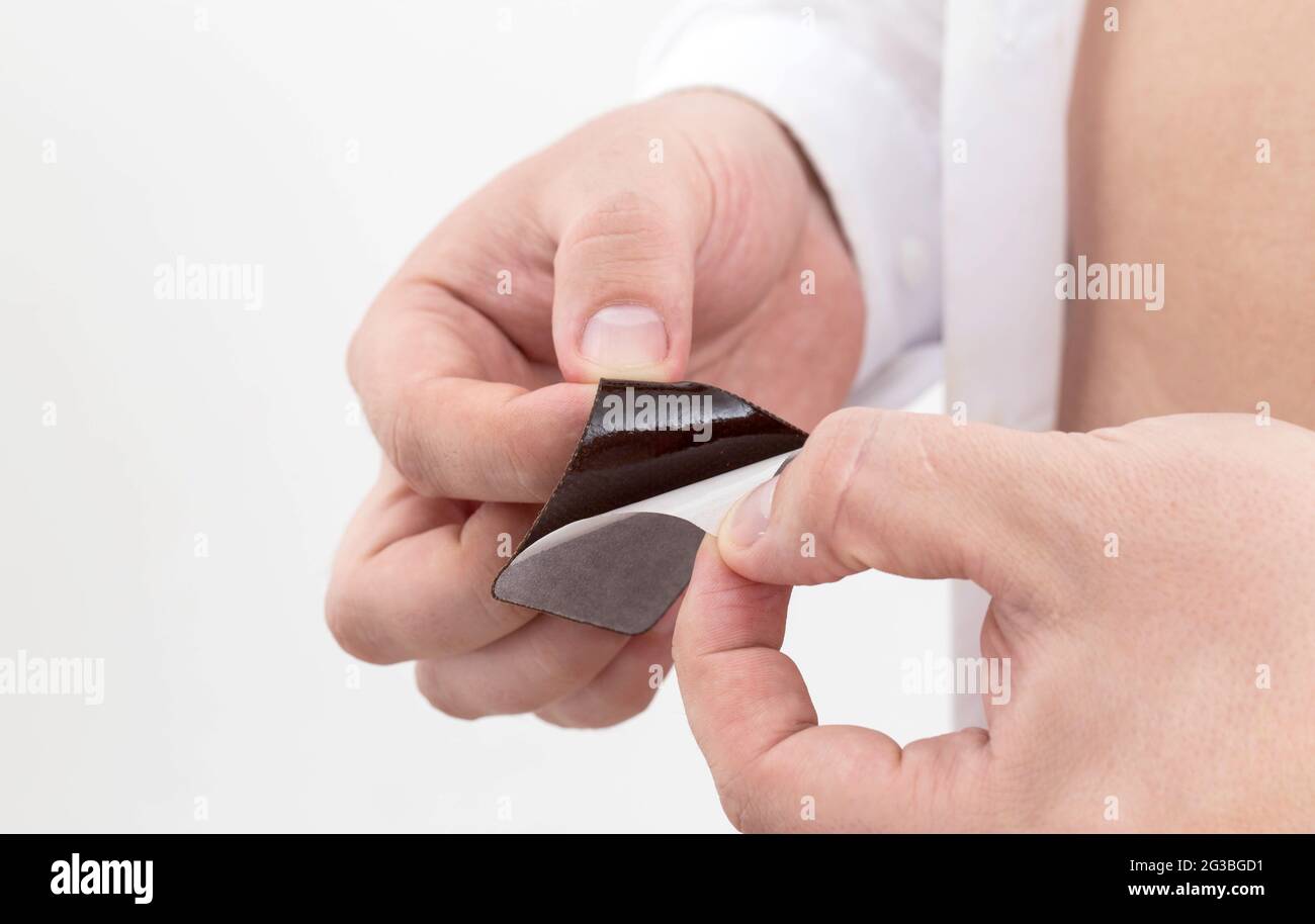 Nicotine plaster hi-res stock photography and images - Alamy