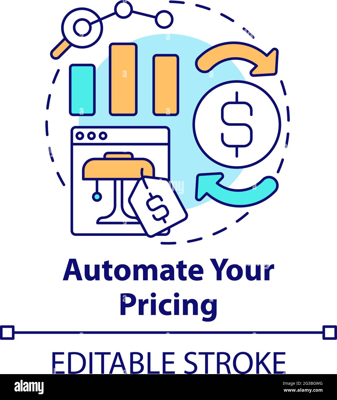 Automate pricing concept icon Stock Vector Image & Art - Alamy Automate pricing concept icon Stock Vector Image & Art - Alamy