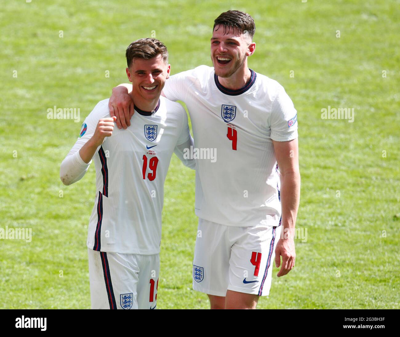 WEMBLEY, United Kingdom, JUNE 13: L-R Great Mates Mason Mount (Chelsea ...